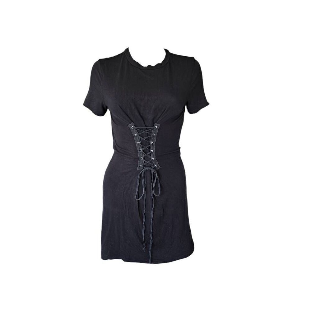 Y2k Mall Goth Corset Mini Dress - Gem